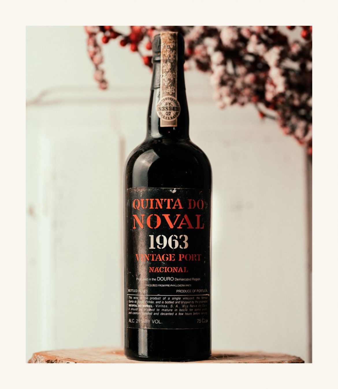 Quinta do Noval Vintage - Nacional - 1963 - Garrafeira Antiga